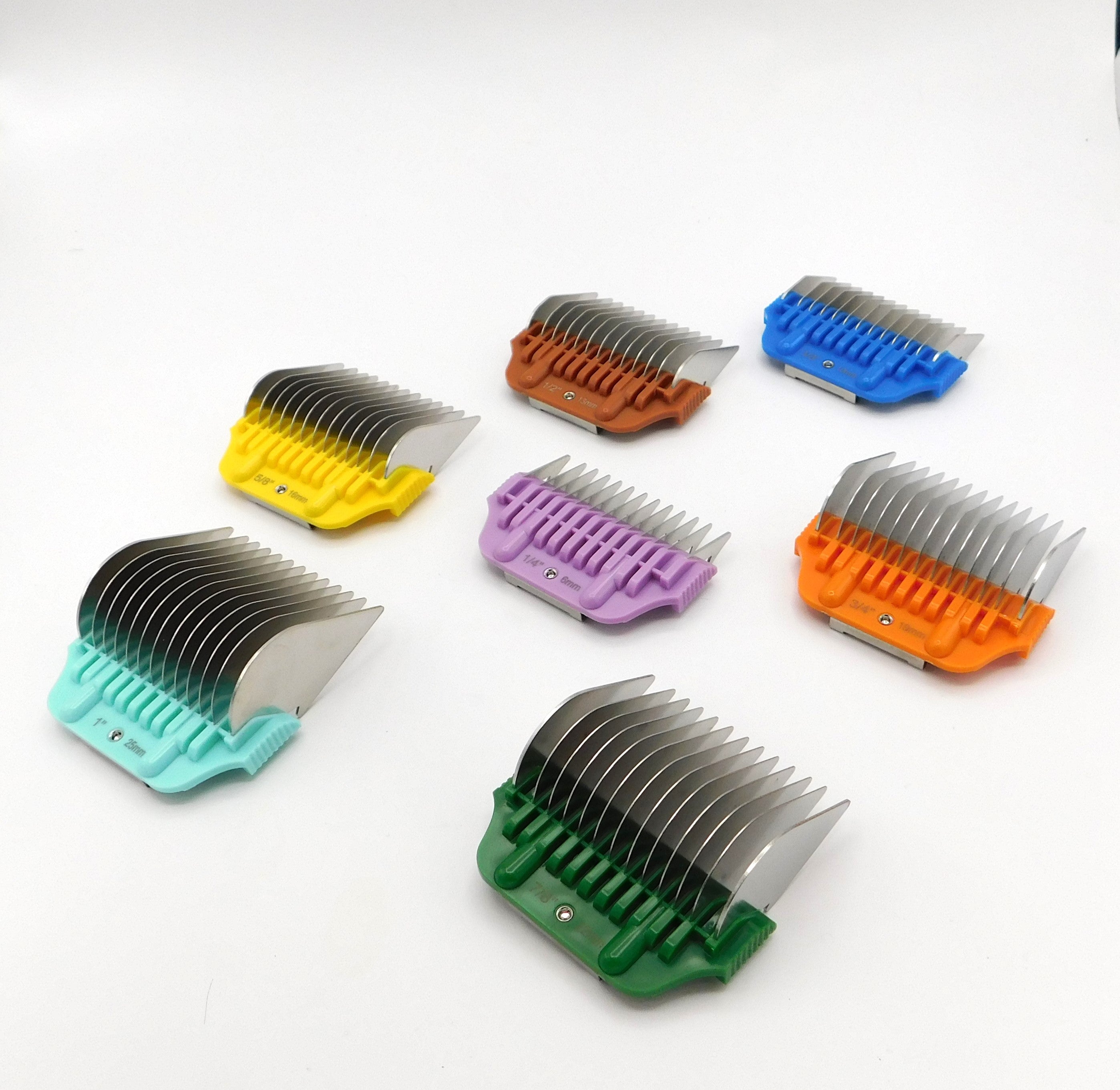 AGS 7pc Wide Comb Attachment Set – Affordable Grooming Shears