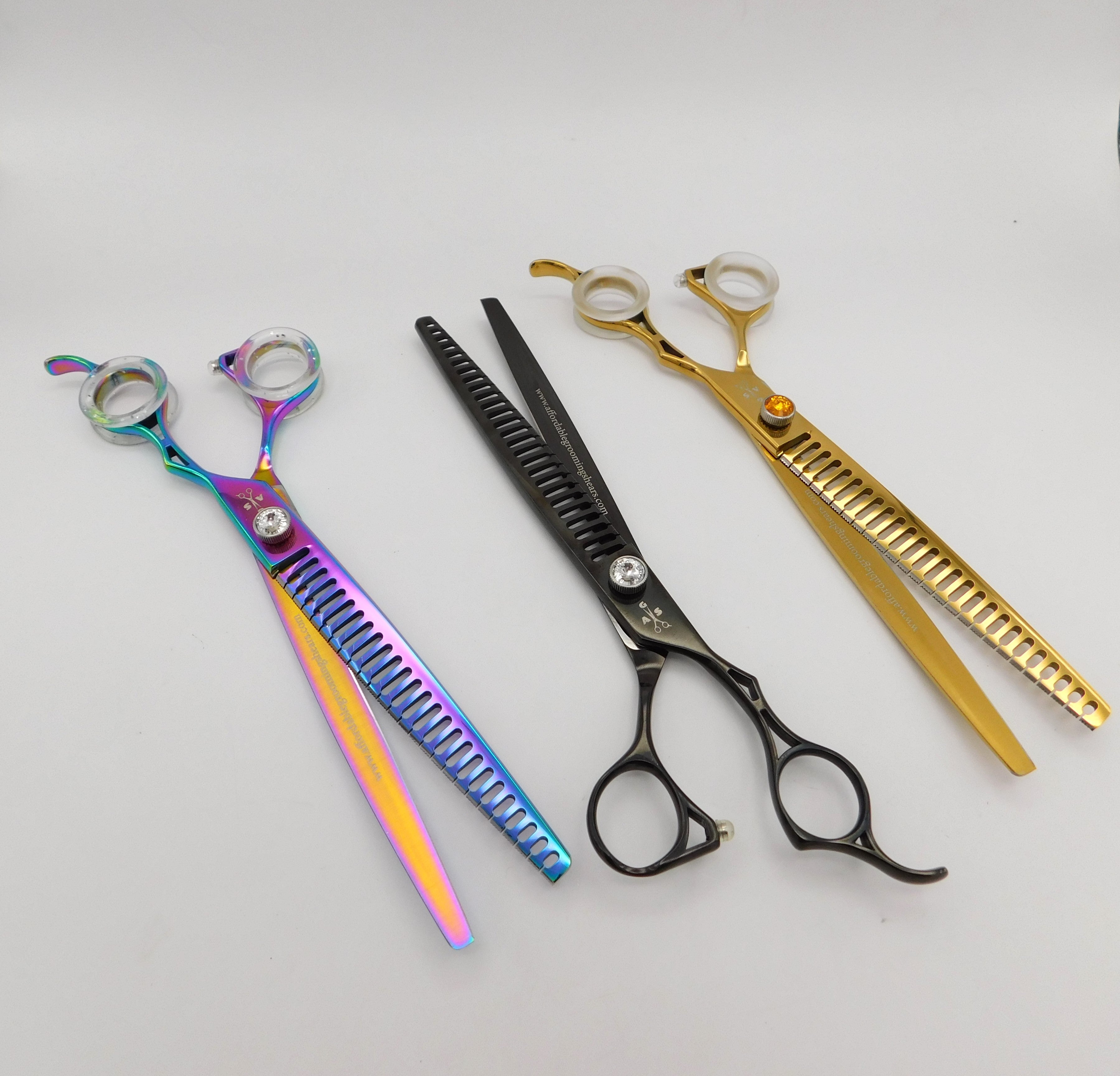 #92 8" 26T Chunker – Affordable Grooming Shears