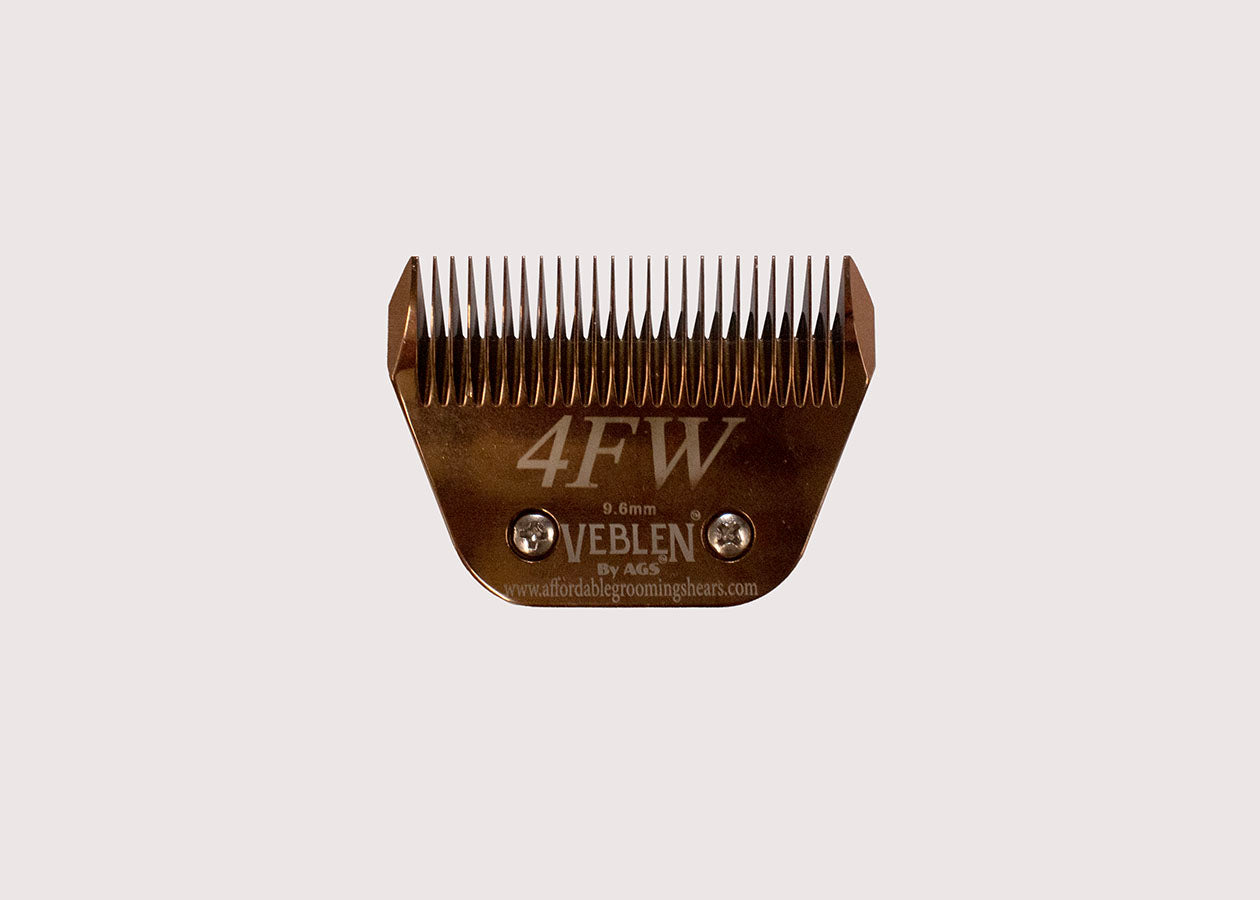 Veblen ROSE GOLD 4FW Clipper Blade – Affordable Grooming Shears